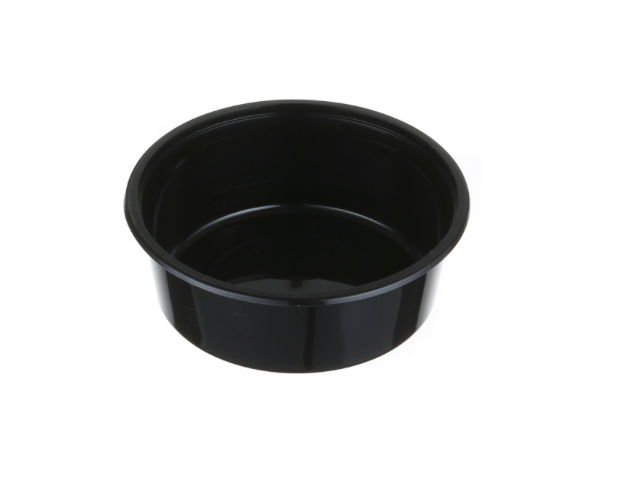 Genfac 280ml 1000 Round Container Black – Summitpackaging