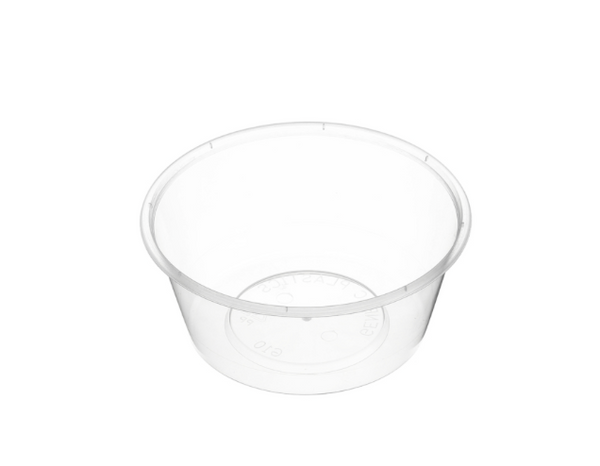 Genfac 280ml G10 Round Container Natural – Summitpackaging