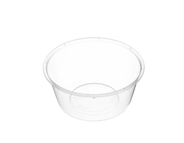 Genfac 280ml G10 Round Container Natural – Summitpackaging